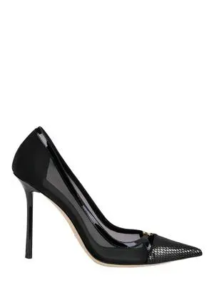 Elisabetta Franchi Leather Heeled Pumps - 110|black